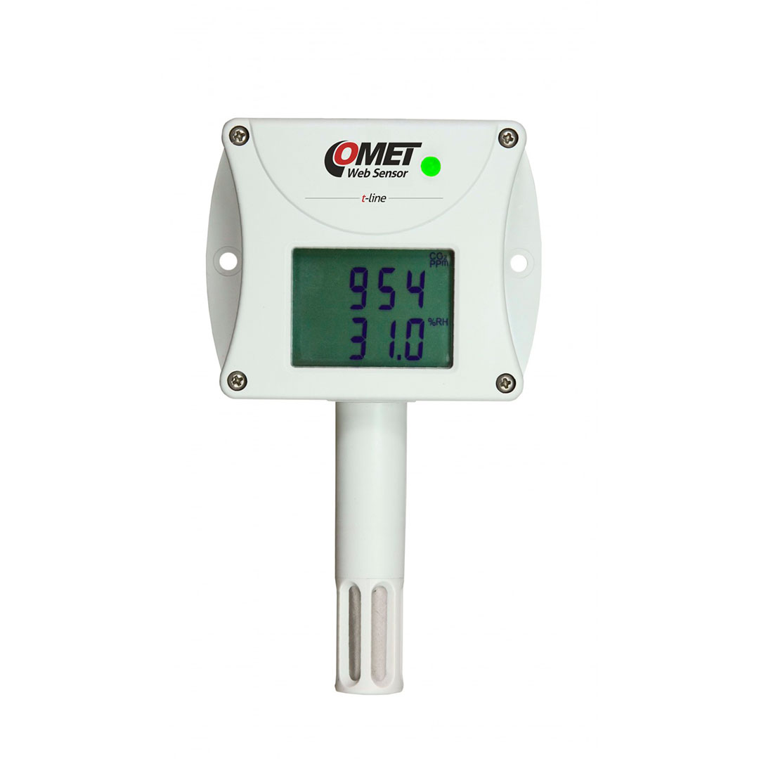 T6540 PoE Web senzor - merilnik CO2, vlage in temperature COMET - ELPRO ...